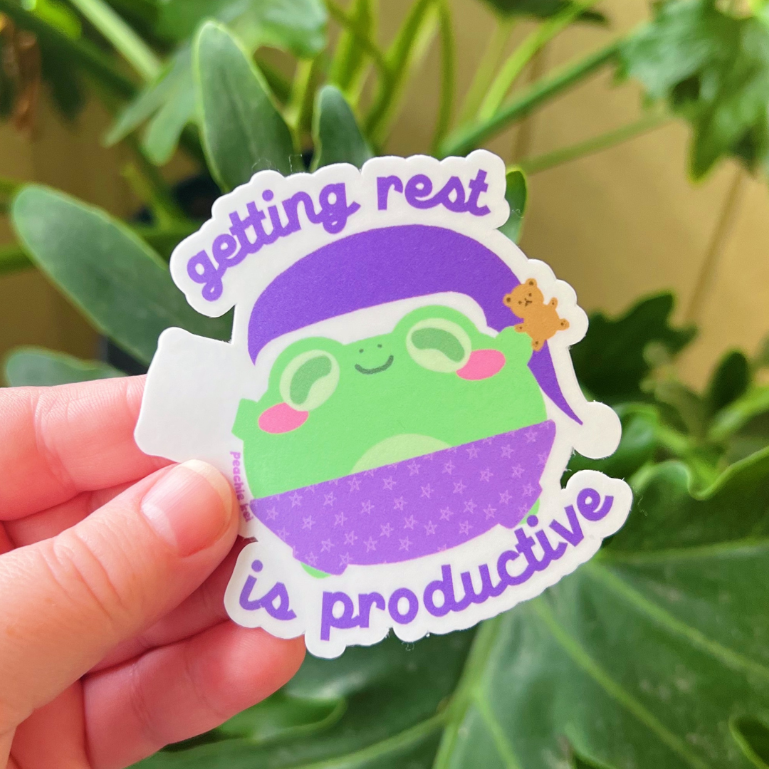 Rest is Productive Sticker
